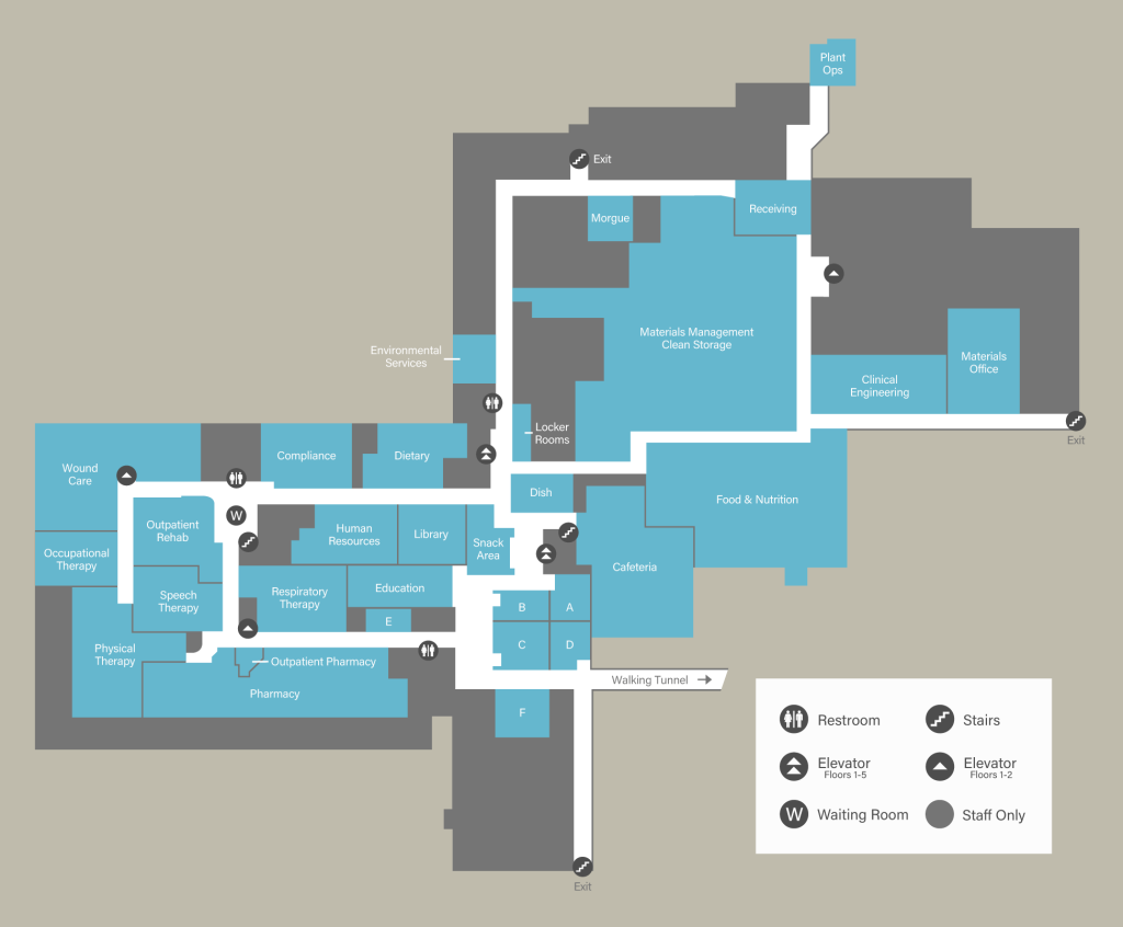 Wayfinding Map - Hutchinson Regional Healthcare System